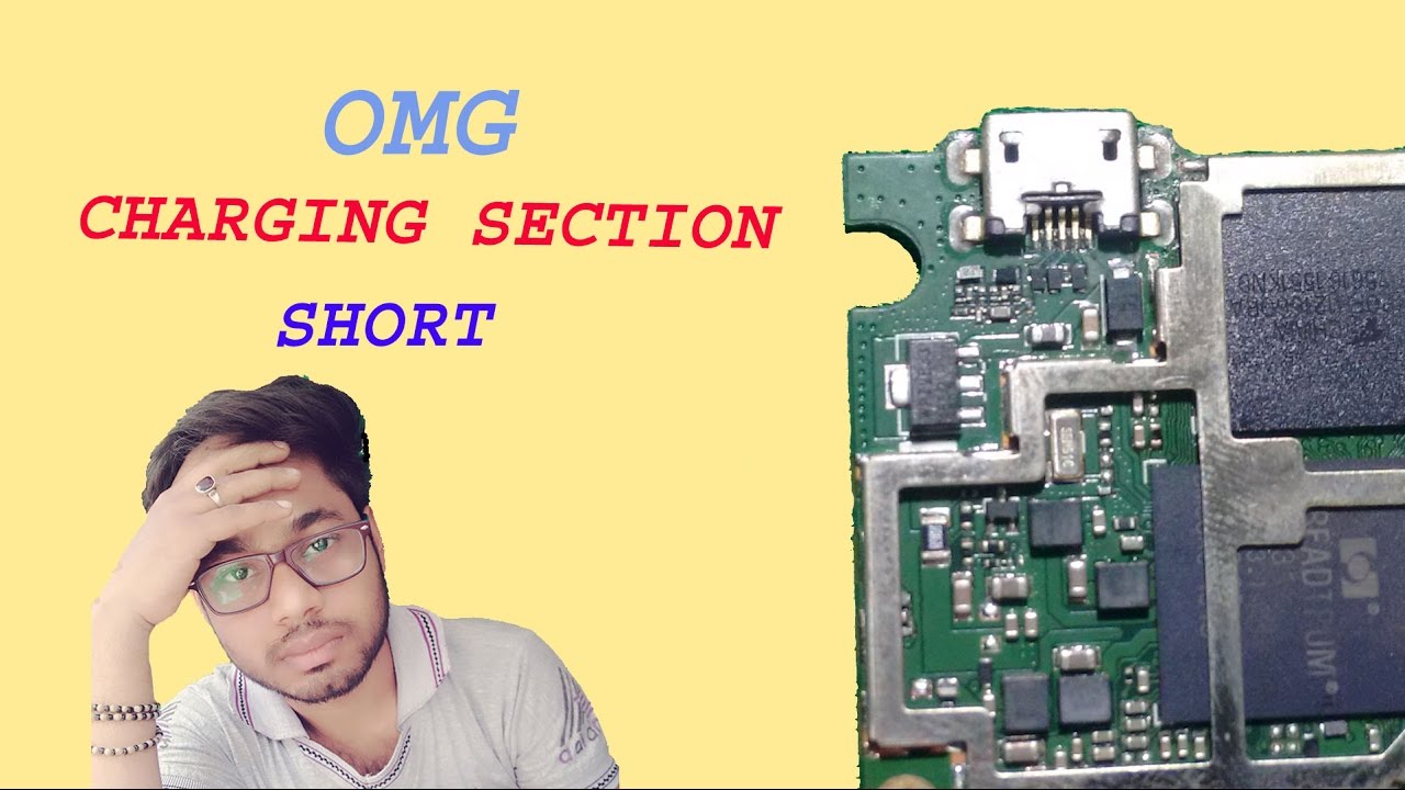 How To Repair Charging Section Short In Mobile Phone ? - YouTube