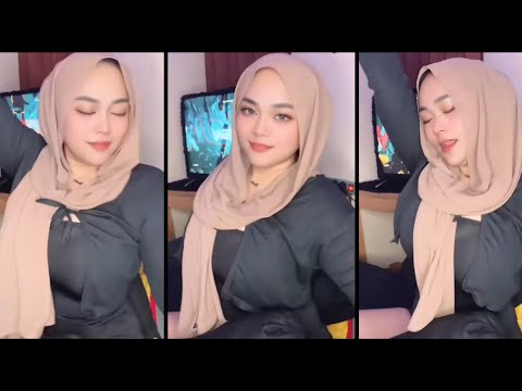 Live Jilbab Novita goyang bikin halu