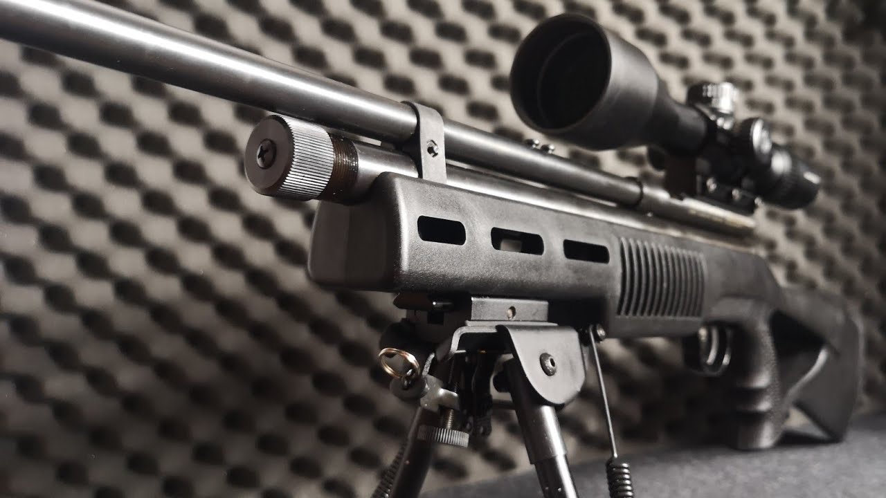 How to install co2 cartridge in Beeman QB 78 air rifle setup - YouTube