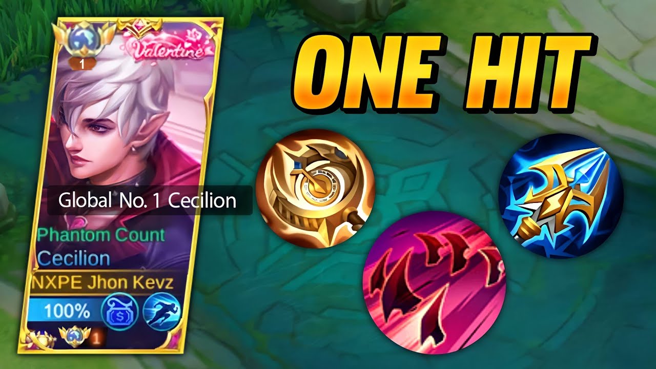 TOP GLOBAL CECILION NEW HIGH DAMAGE HACK!! ONE HIT BUILD FOR CECILION ...