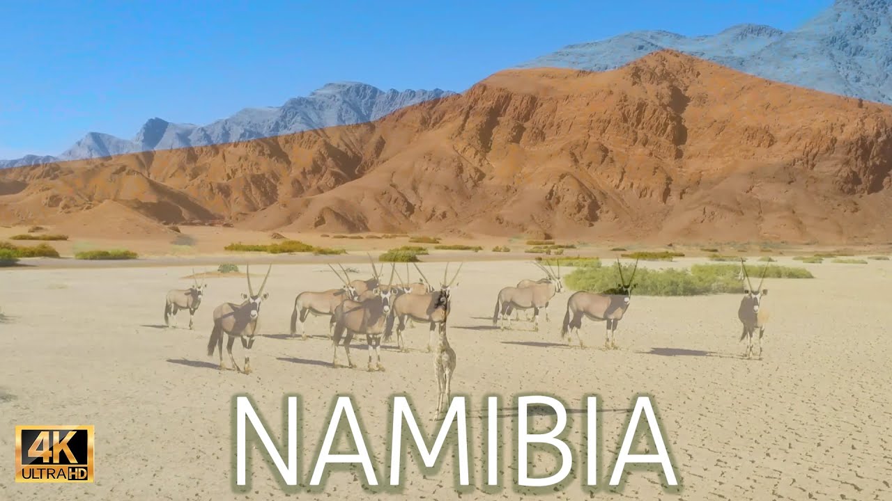 4k Namibia: Nature Film with Relaxing Music - YouTube