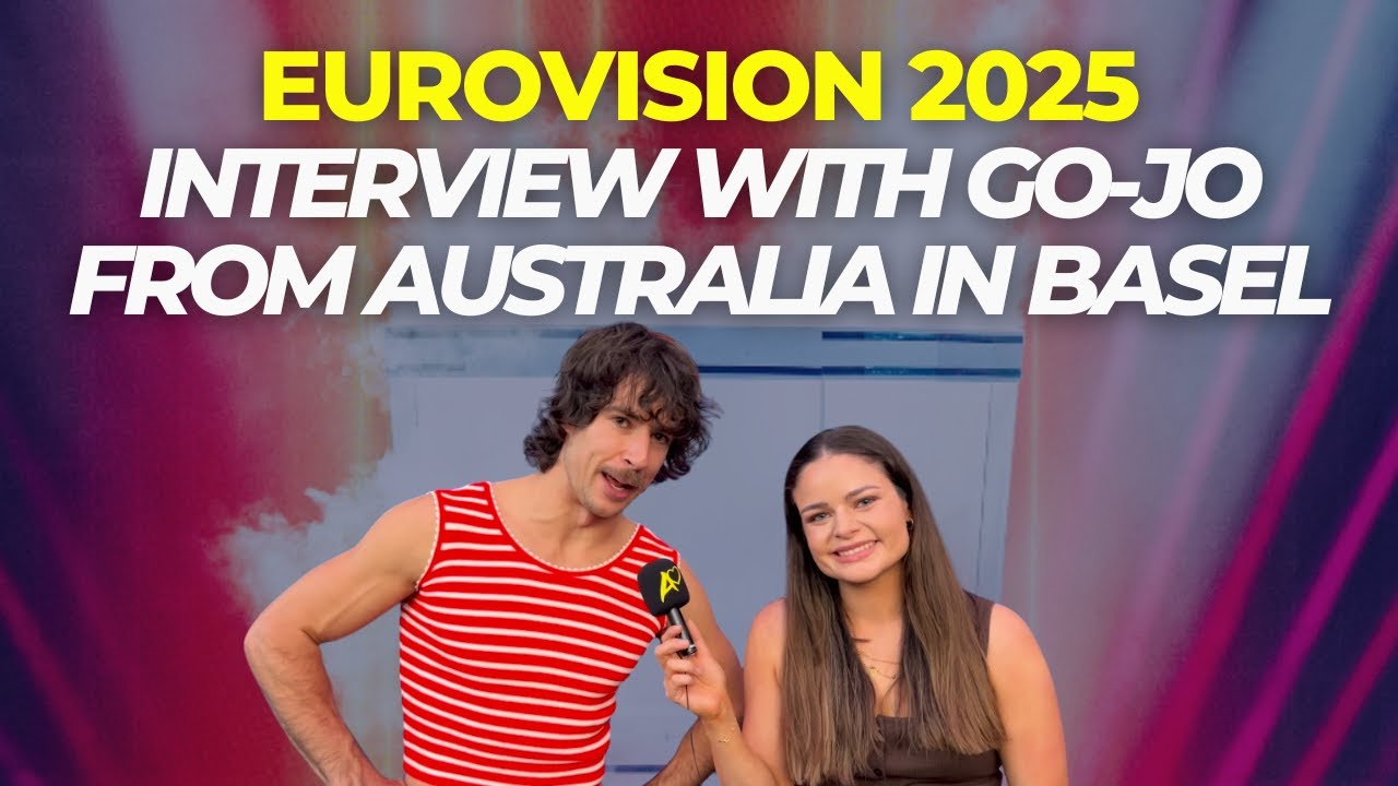 Eurovision 2025: Interview with Australia's Go-Jo in Basel - YouTube
