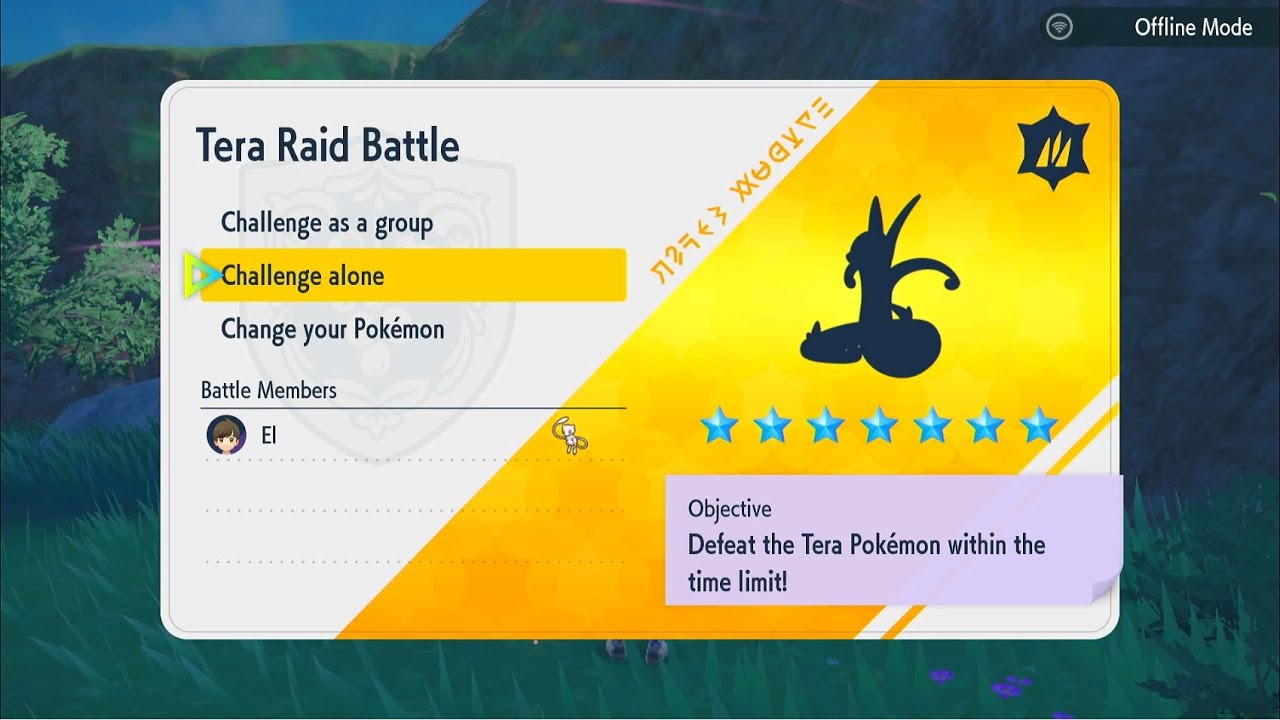 Mew - SOLO - 7 Star Raid Serperior Tera Raid - Pokemon Scarlet/Violet ...