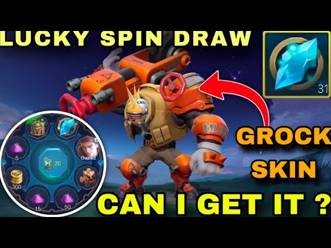 Using All My Tickets To Get Grock Skin !! LUCKY SPIN DRAW - YouTube