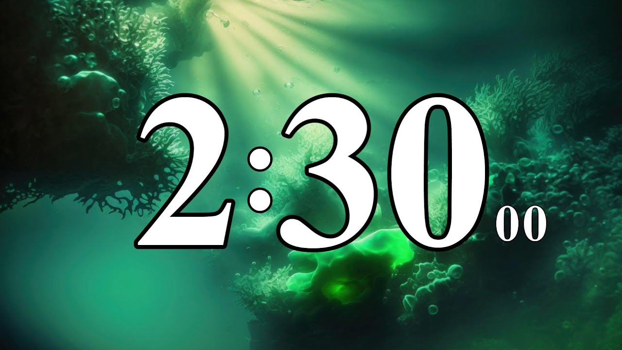2.5 hour Countdown Timer - Underwater - YouTube