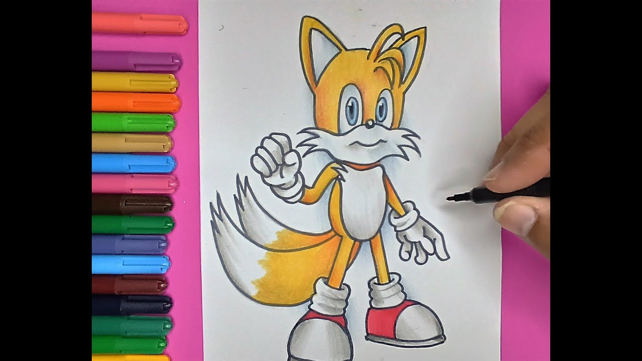 how to draw tails - step by step - FUNNY DRAWS - - YouTube