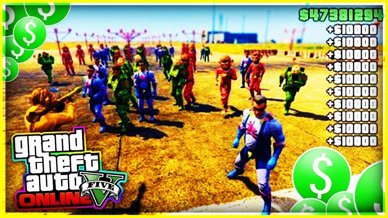 LispyLeaf- Modded Money Capture 10k Per Kill GTA 5 Online Money Glitch ...