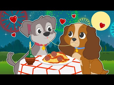BABY PETS 💌 Se disfrazan de La Dama y el Vagabundo - YouTube