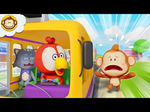 Kartun Anak | PANIK! Tata Ketinggalan Bis Gara-Gara Keasikan Main! 🚌💨🐒 Baba Lili Tata