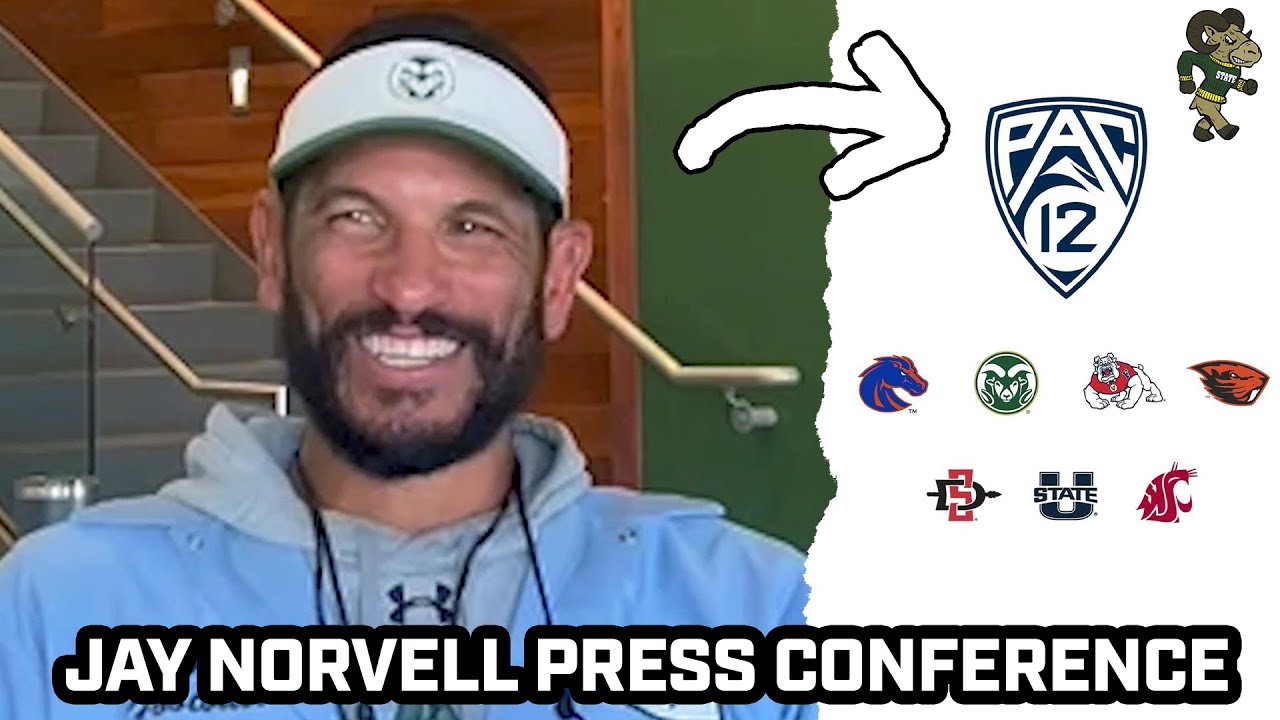 Jay Norvell on CSU's Move to the Pac-12 & More Before Game vs OSU - YouTube