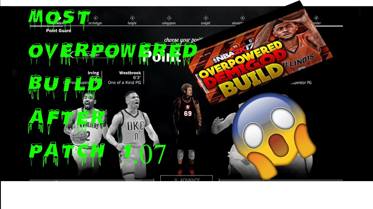 MOST OVERPOWERED POINT GUARD BUILD EVER? 6 FOOT DEMIGOD????? NBA 2K17 ...