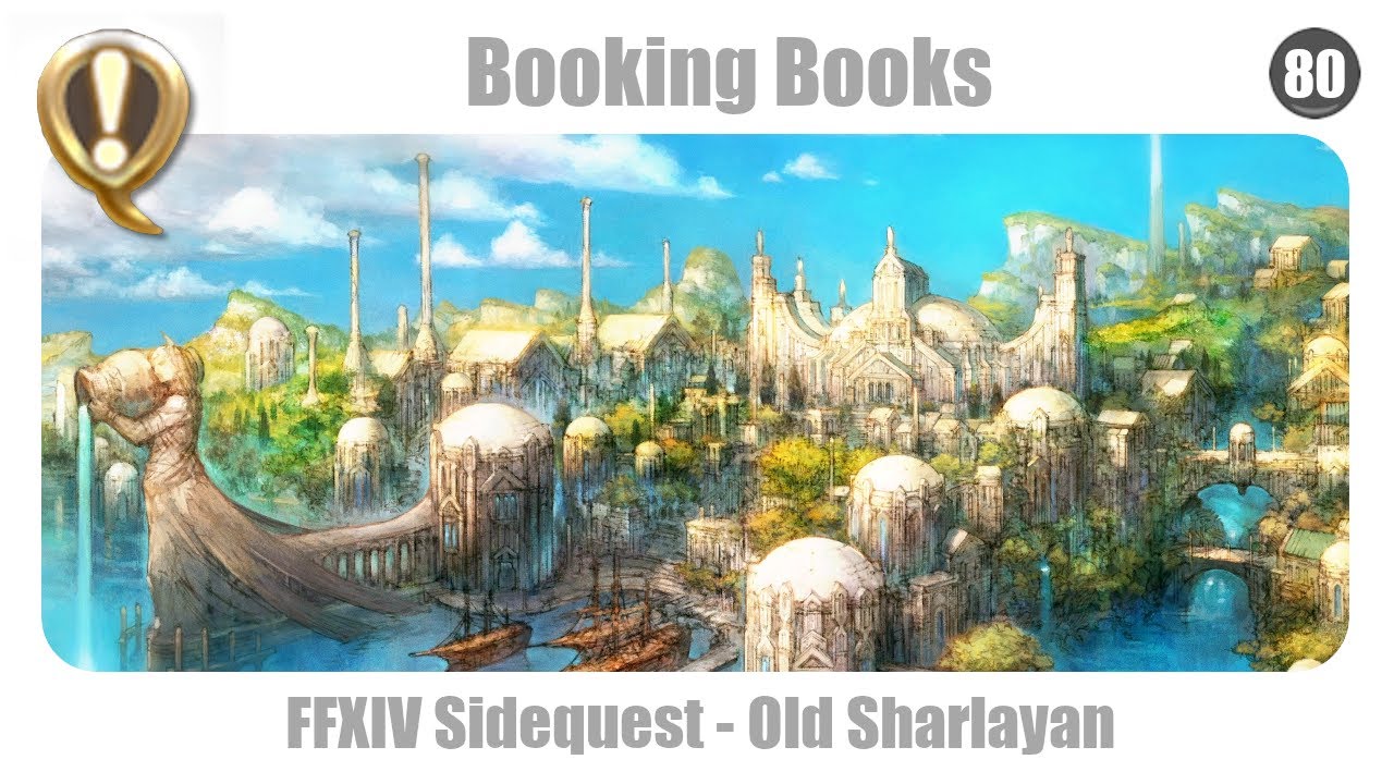 FFXIV Booking Books - Sidequest Old Sharlayan - Endwalker (uncut) - YouTube