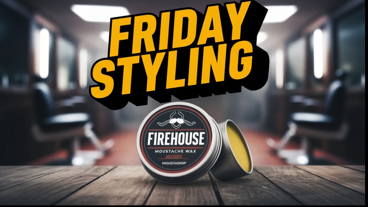 Firehouse Mustache Wax Styling - YouTube