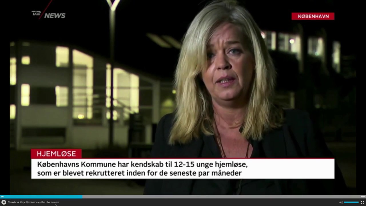 Eva Riedel, best. formand på Hellebro, giver interview til TV2 om ...