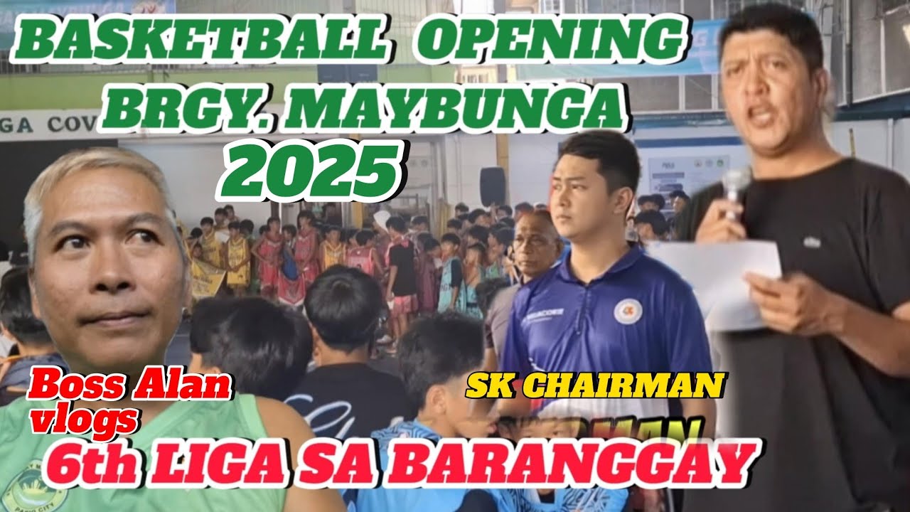 BRGY. MAYBUNGA,PASIG CITY BASKETBALL TOURNAMENT OPENING 2025 - YouTube