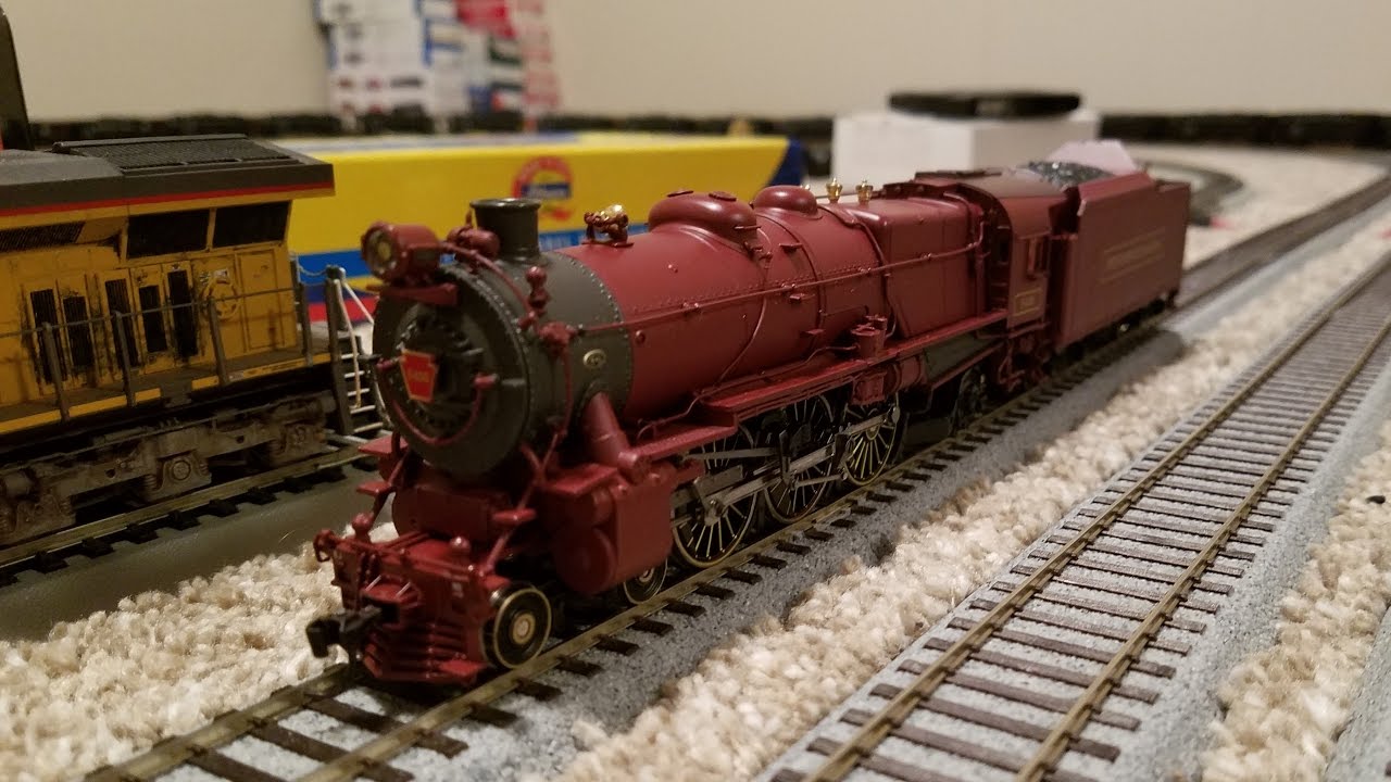 MTH HO Pennsylvania Red Tuscan K4 #5409 DAP - YouTube
