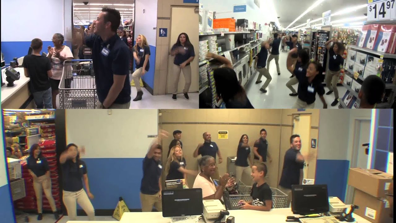 WALMART Flashmob - YouTube