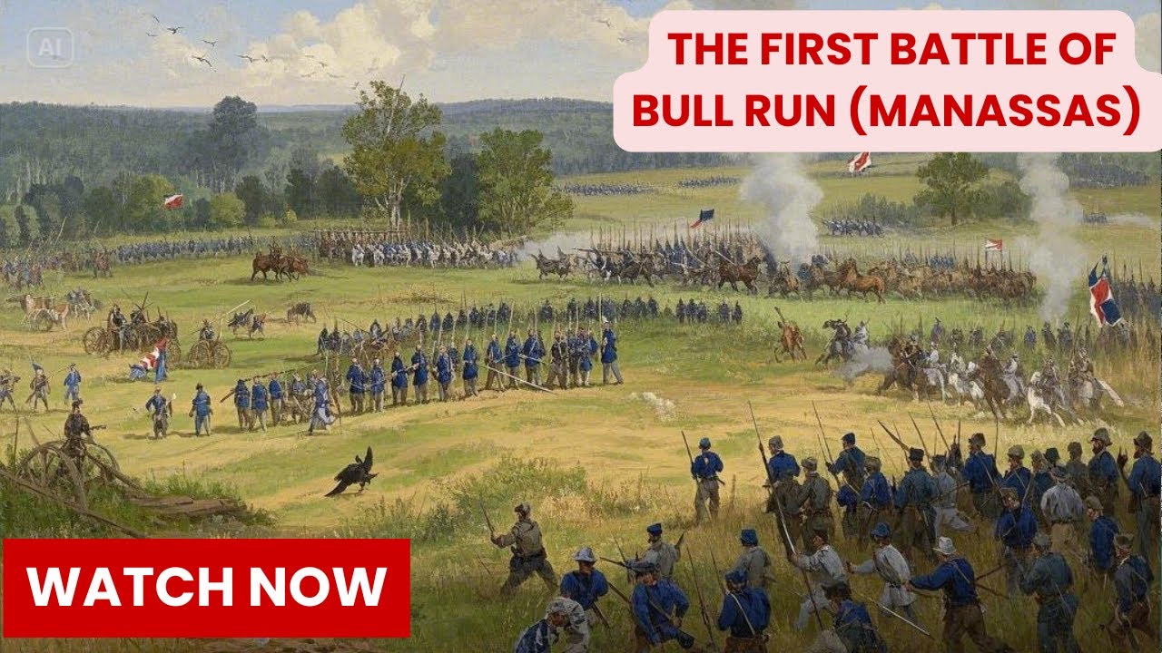 the First Battle of Bull Run (Manassas) - YouTube