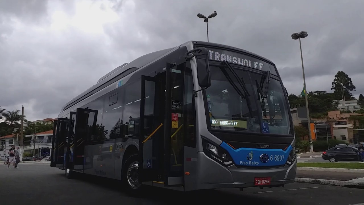 "NOVO BYD CAIO MILLENNIUM IV - TRANSWOLFF 6 6907 - YouTube