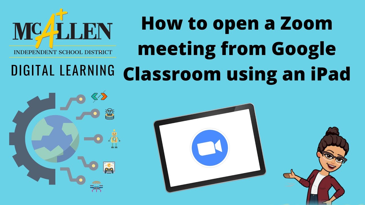 How to open a Zoom Meeting from Google Classroom using an iPad. - YouTube