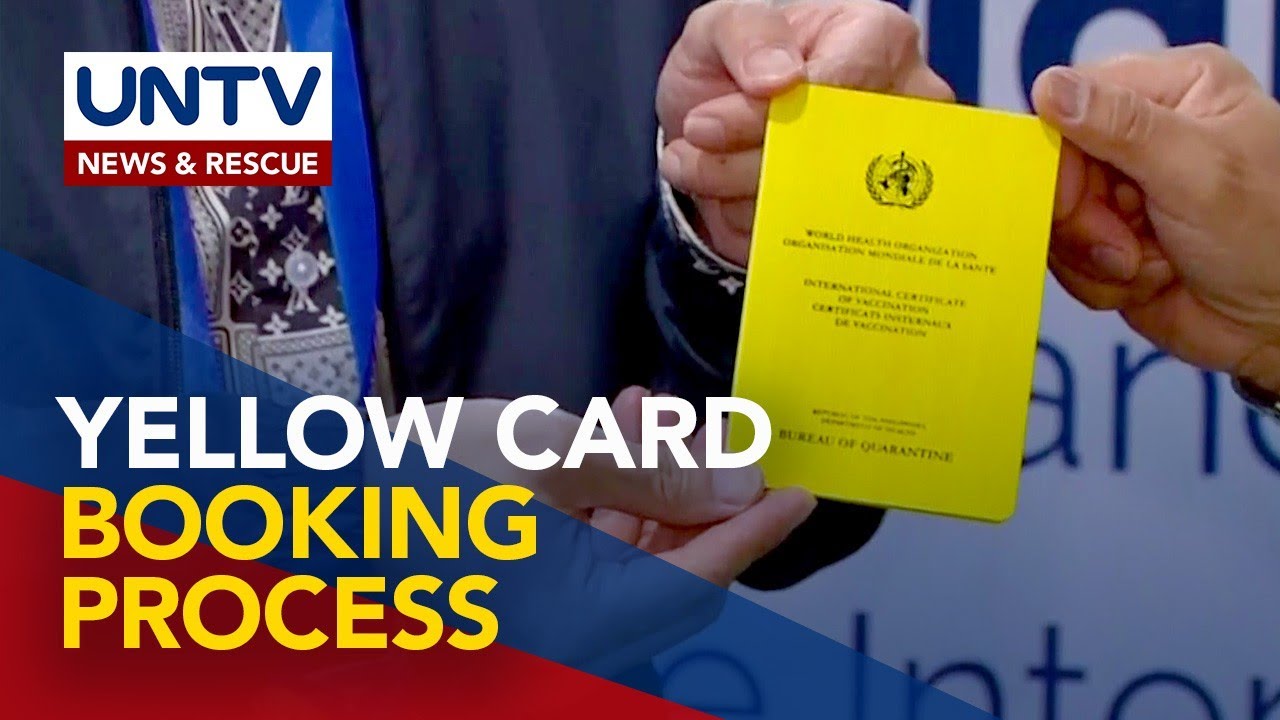 ALAMIN: Pagkuha ng Yellow Card bilang Vaccination Certificate - YouTube