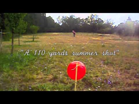 American Longbow Only "A 110 yards summer shot" - YouTube