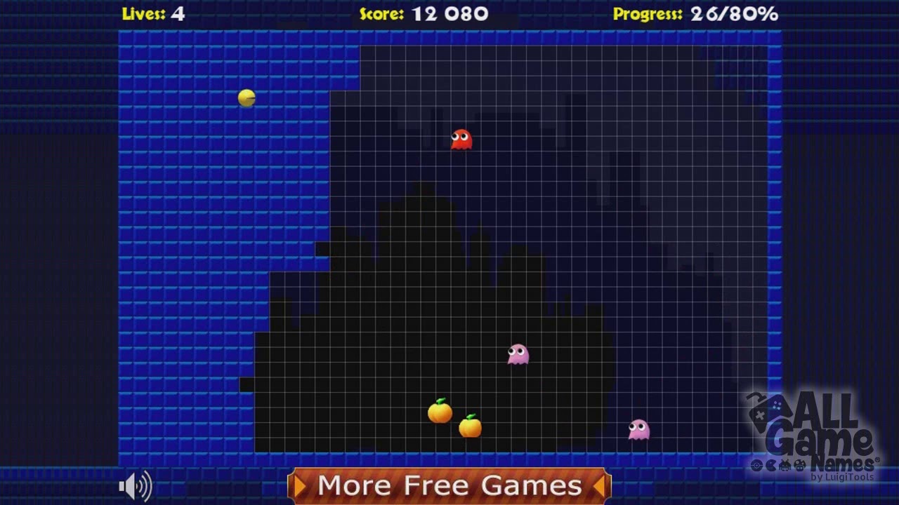 Gameplay Pac-Xon Deluxe New Dimension | Juego en Flash | All Game Names ...