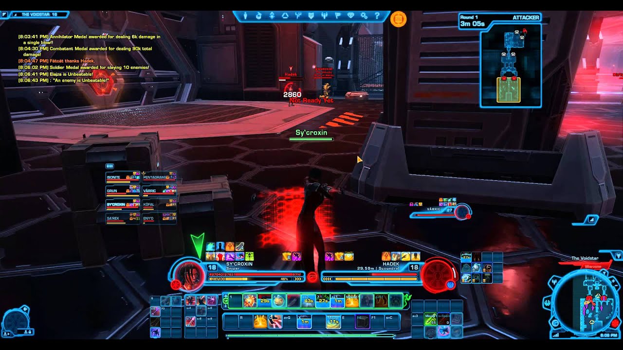 SWTOR 2.8: Engineering Sniper - Level 16 - 19 - YouTube