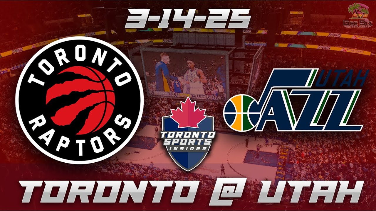 3-14-25 Toronto Raptors vs Utah Jazz Game Audio | NBA LIVE Stream ...