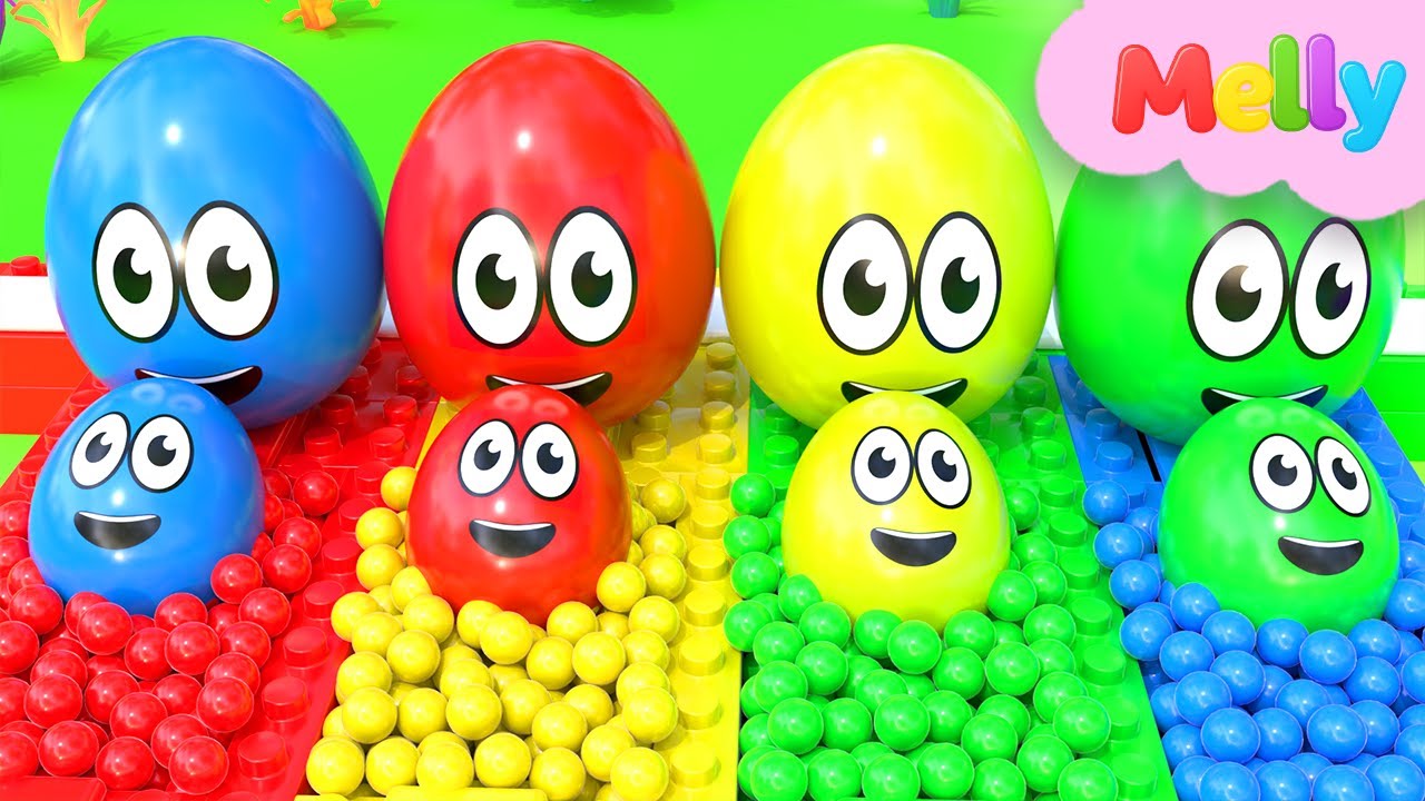 Surprise Eggs Kids Song | Melly Nursery Rhymes & Kids Songs - YouTube