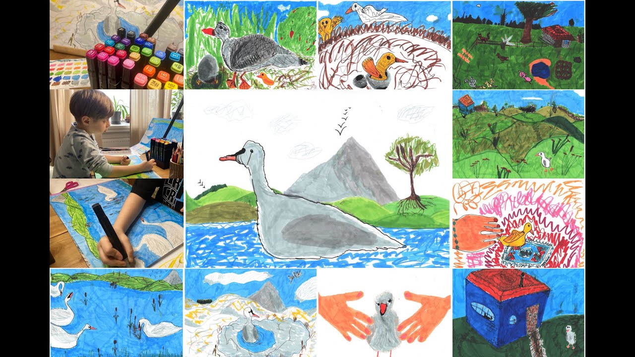 Illustratsioon H.C.Anderseni muinasjutule "Inetu pardipoeg”. (David ...