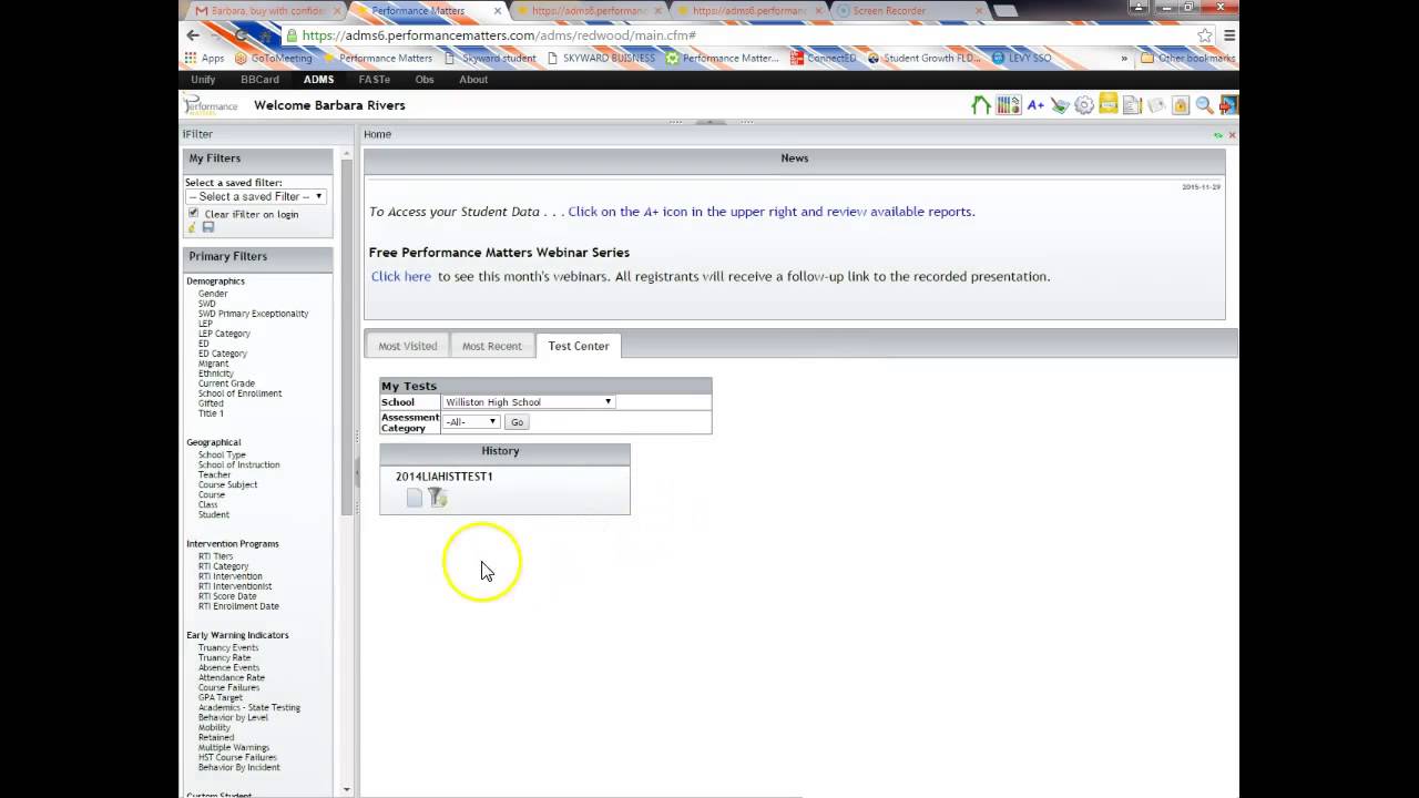 Printing Answer Sheets from Performance Matters - YouTube
