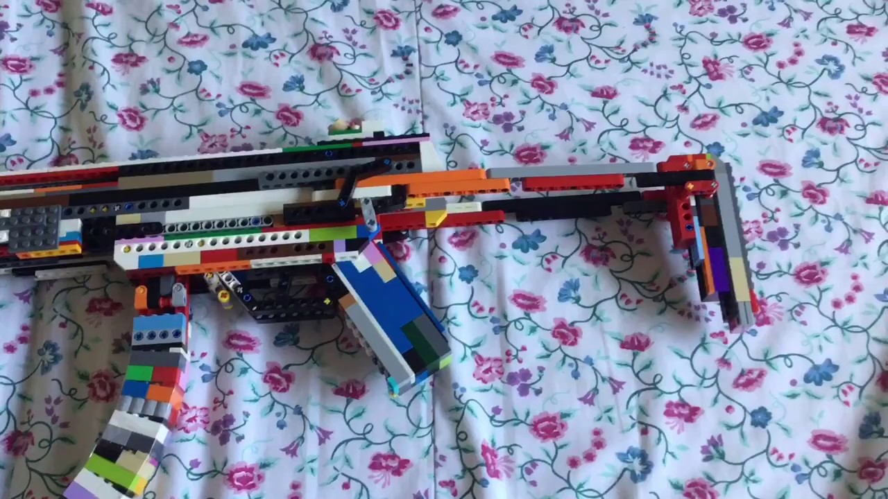 LEGO mp5 (working) - YouTube