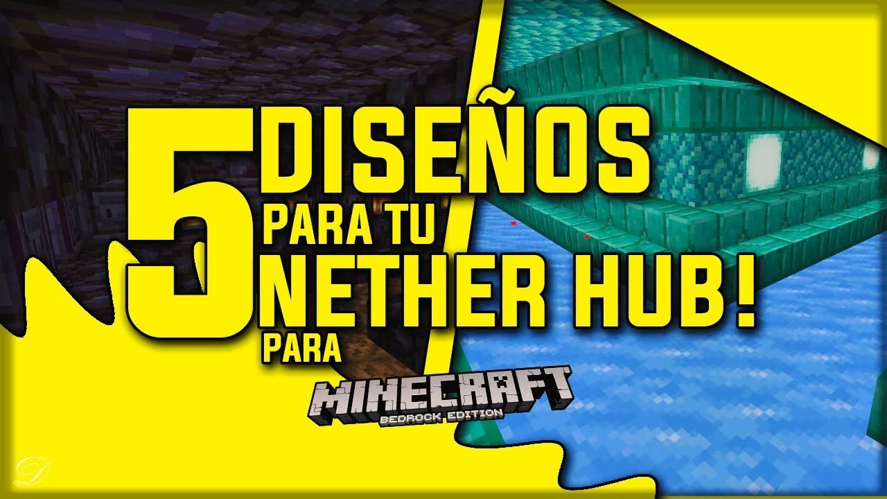 Minecraft bedrock_ Los mejores diseños para tu nether hub o caminos del ...