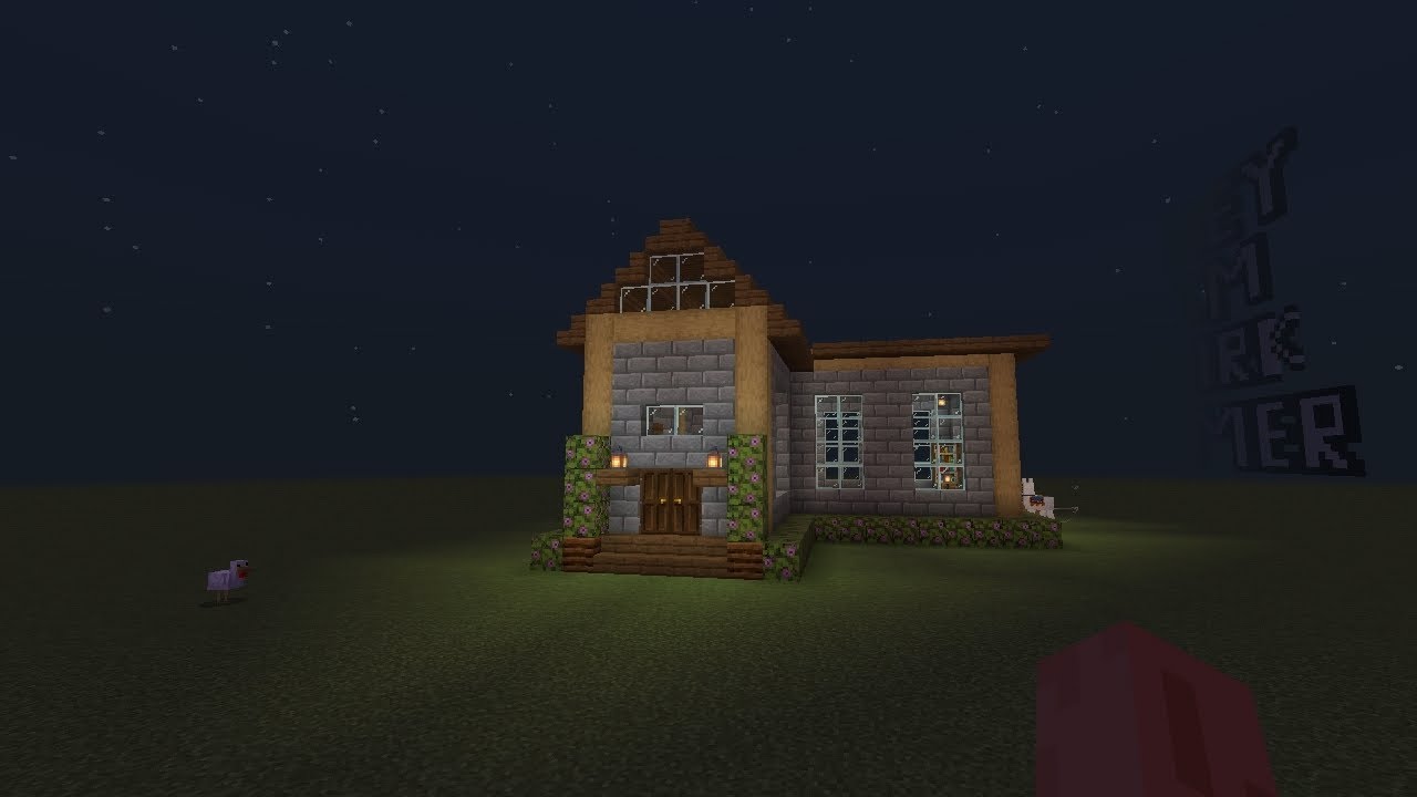Minecraft Beautiful House Tutorial!! - YouTube