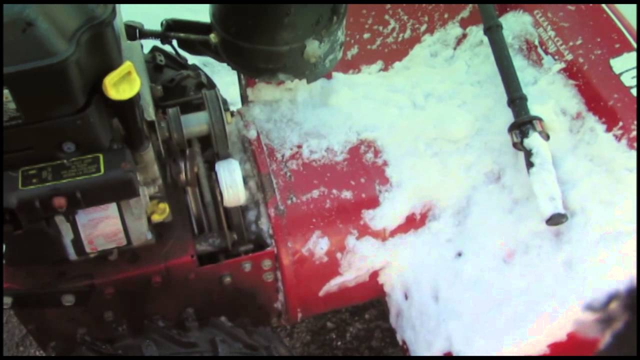 Quick temporary fix craftsman auger belt - YouTube
