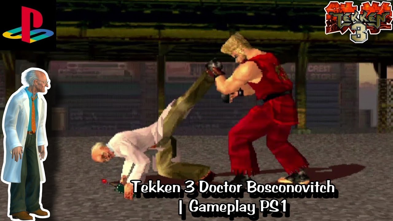 Tekken 3 Doctor Bosconovitch Jack Arcade & Ending Story | Gameplay PS1 ...