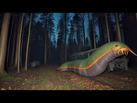 CREEPY CREATURE in the Jungle - Giant scary insects in DARK NIGHT - YouTube
