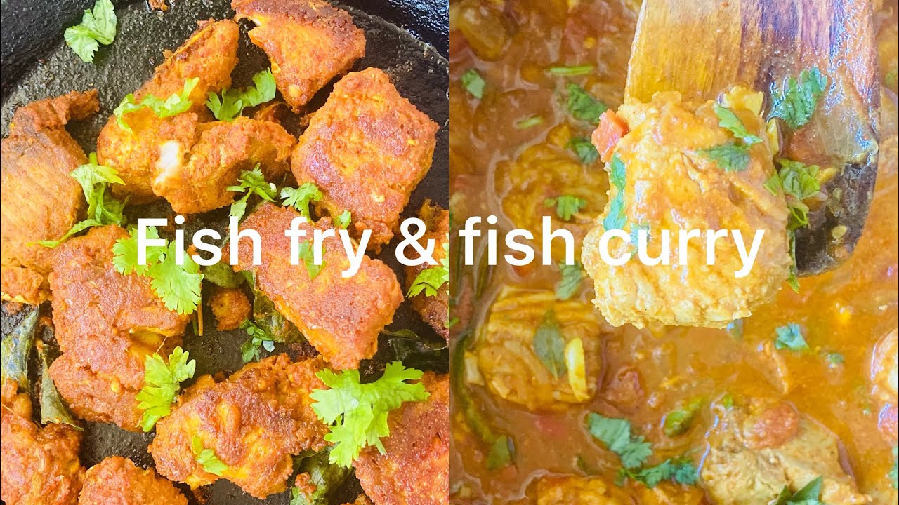 Tuna fish cury & fry Recipe / quick fish curry nd fish fry recipe - YouTube