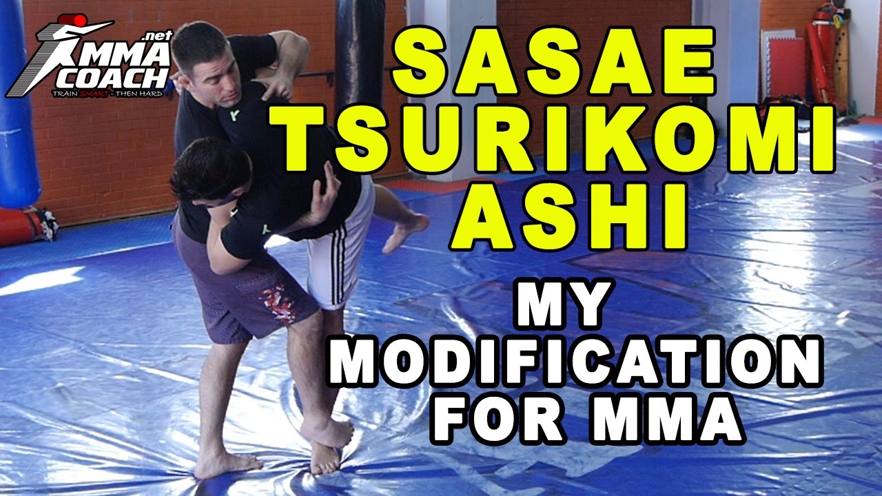 Judo throws for MMA - Sasae Tsuri-Komi Ashi (my modification) - YouTube