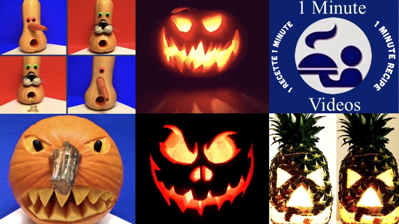 Top 5 Halloween Carving Ideas with Pumpkin, Butternut Squash ...