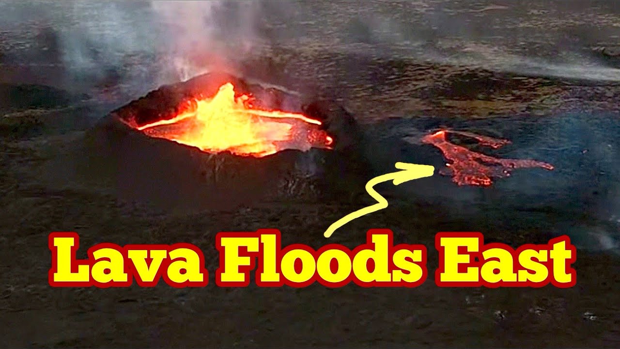 Lava Flooding South East In Iceland Litli-Hrútur Fagradalsfjall Volcano ...