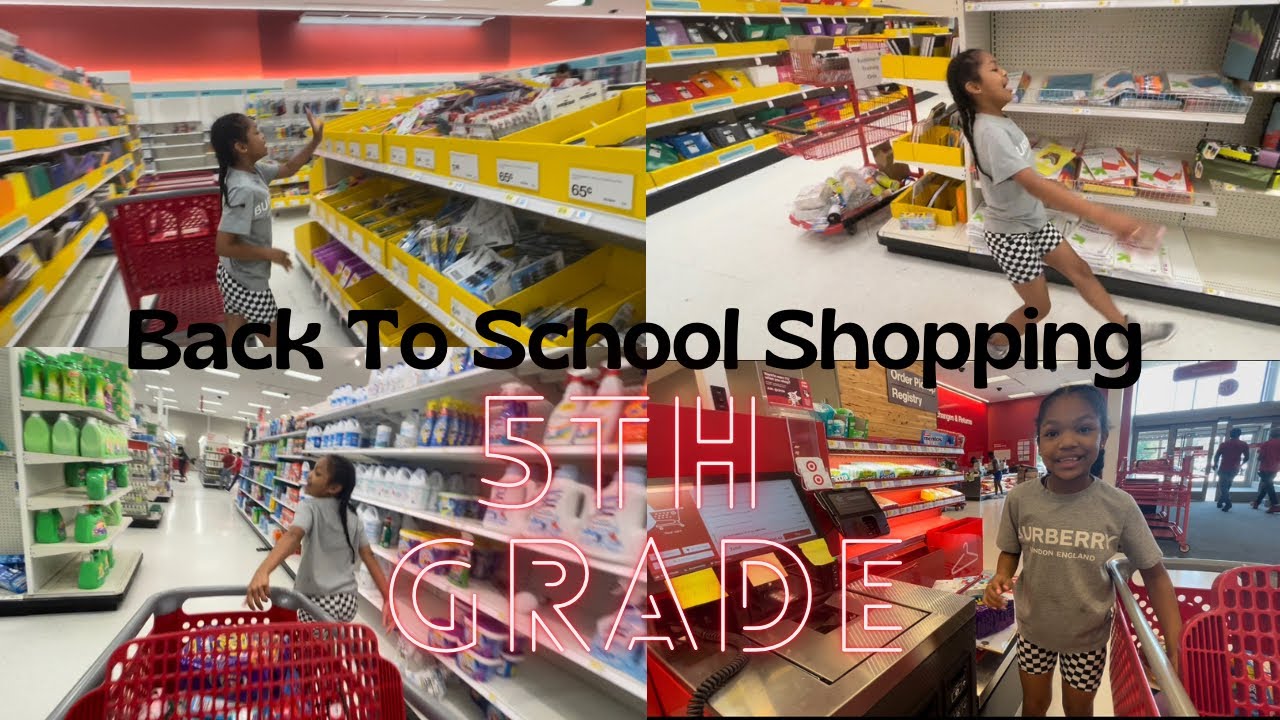 2022 Back To School Shopping | Going to 5th grade - YouTube