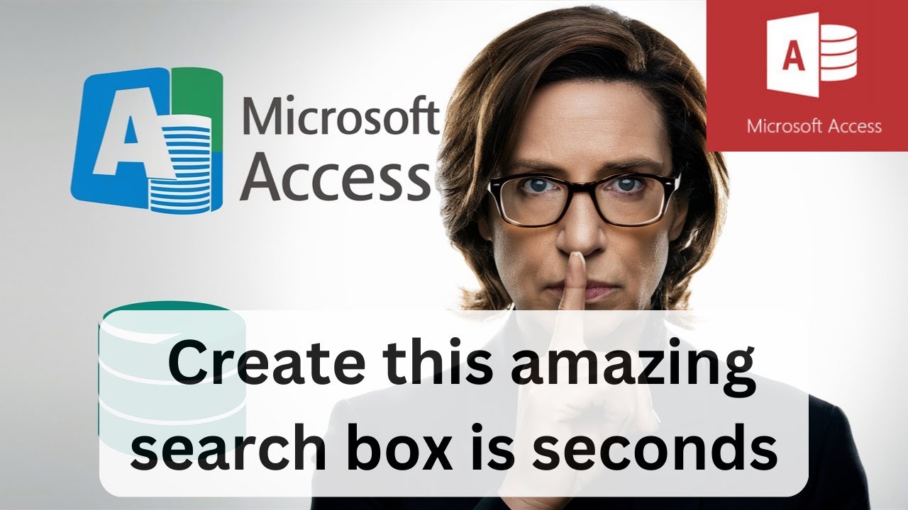 MASTER Microsoft Access Forms with a Custom Search Box! - YouTube