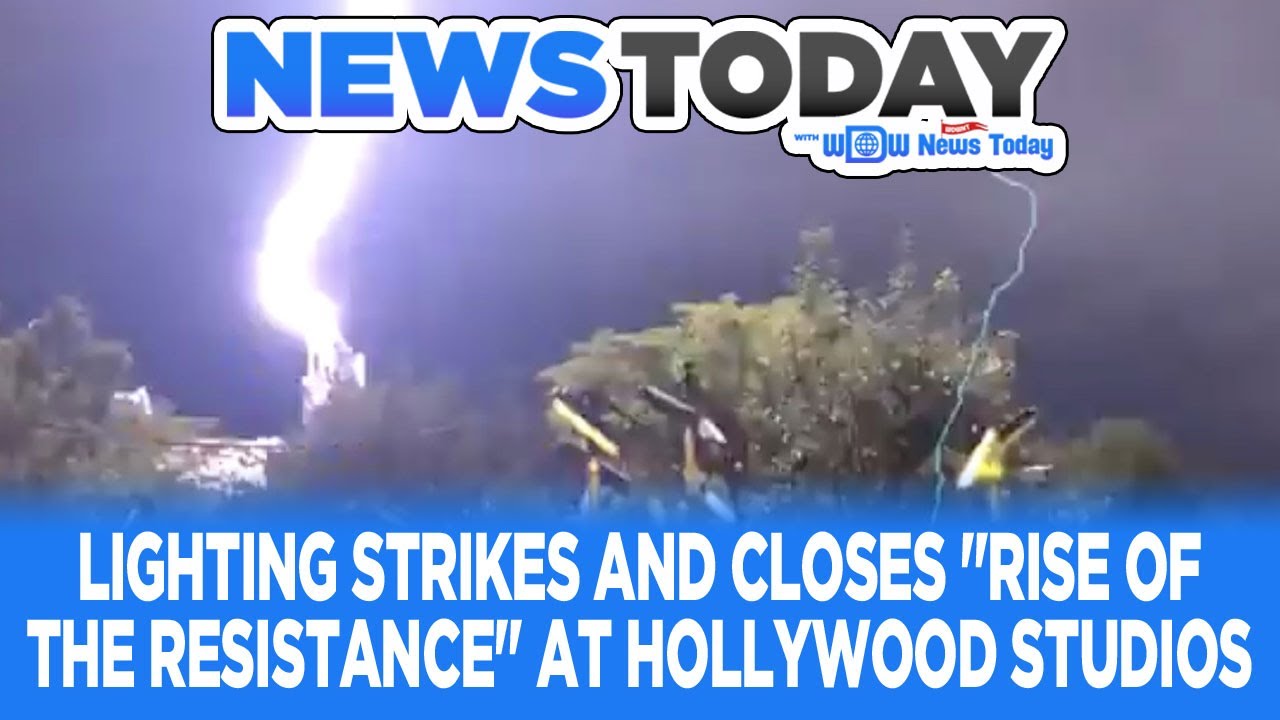 Lightning Strike Closes Rise of the Resistance, Classic EPCOT Fountain ...