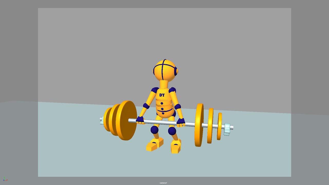Weight lifting animation - YouTube