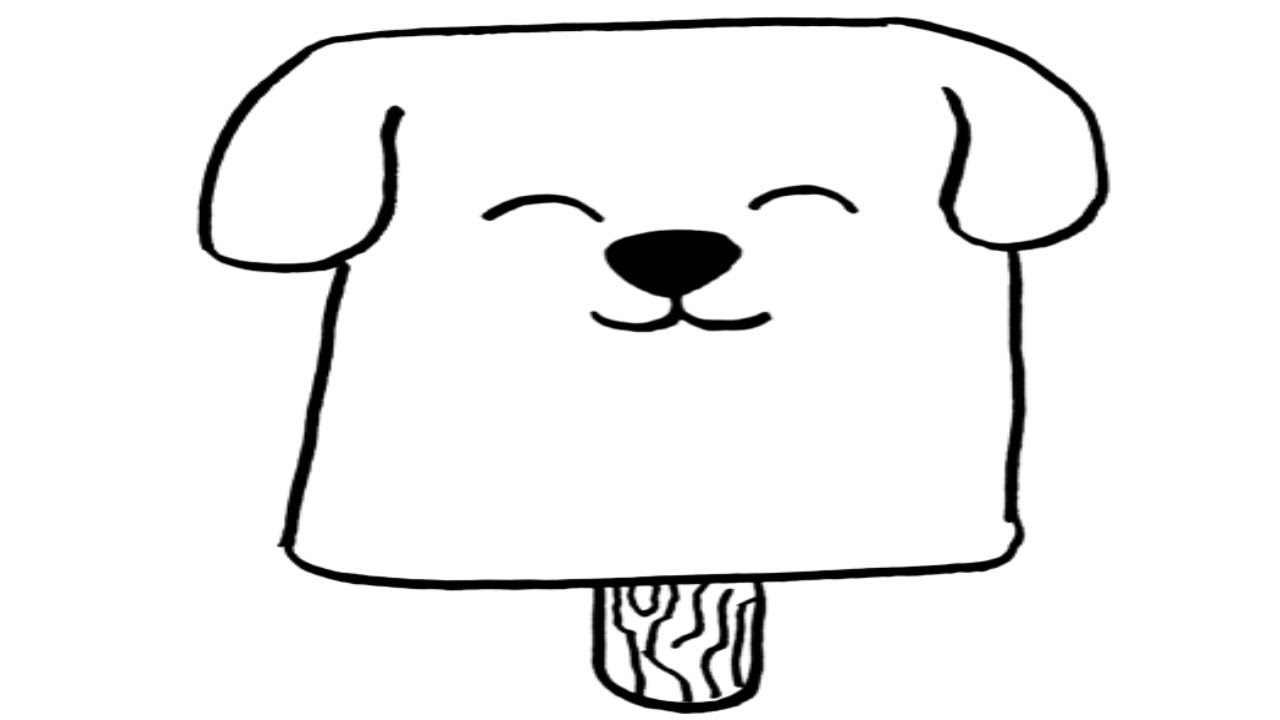 How to Draw Cartoon Candy Dog | Step-by-Step Tutorial - YouTube