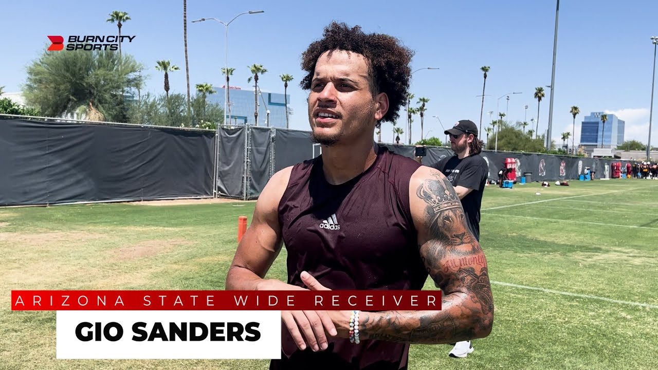 ASU WR Gio Sanders Discusses Fierce WR & CB Competition, ASU’s Culture ...