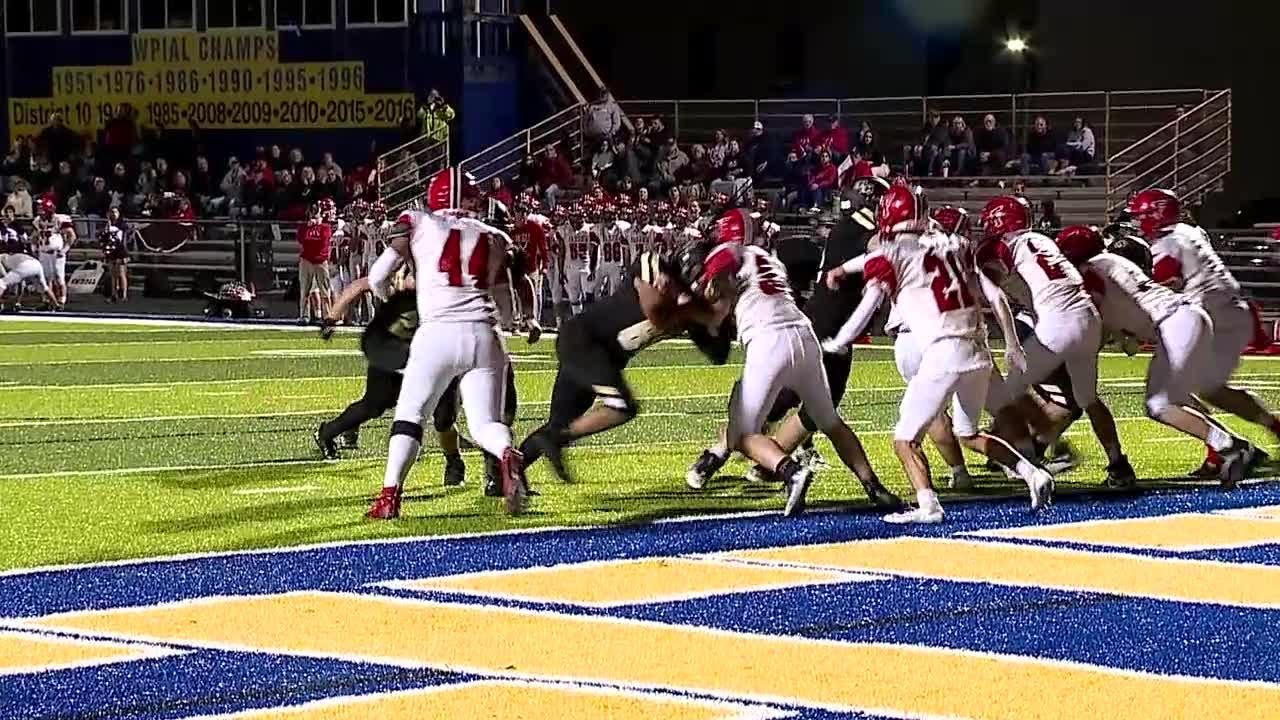 Hunter Hohman leads Grove City in playoff opener - YouTube