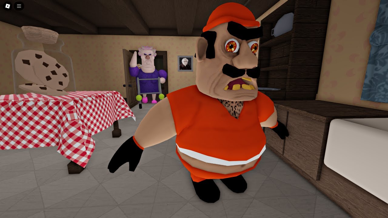 What If I Play as Mr Bruno in Scary Grumpy Gran? Scary Obby #roblox ...